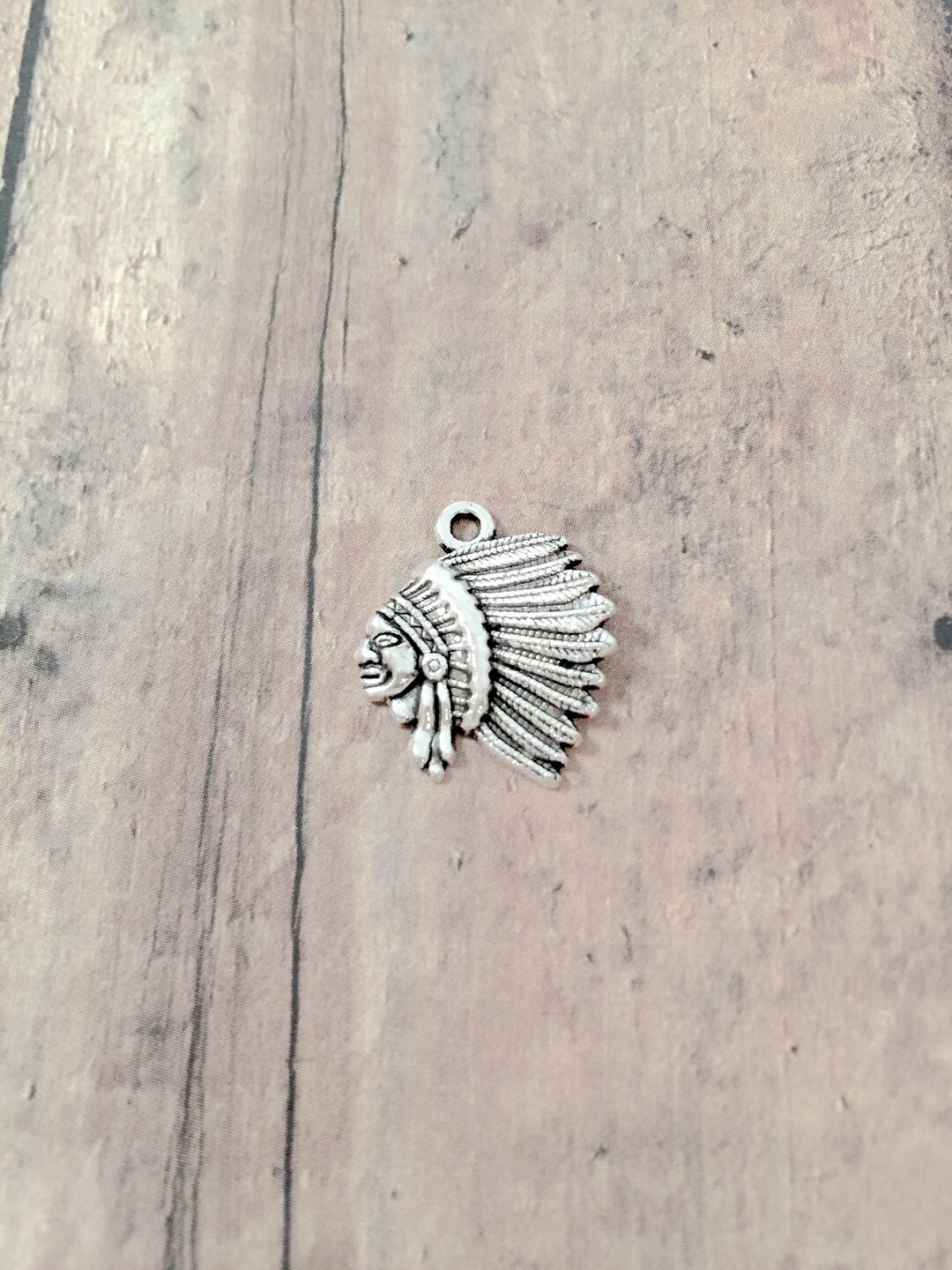 8 Indian Chief Charms 1 Sided Zinc Alloy BX273 - Etsy