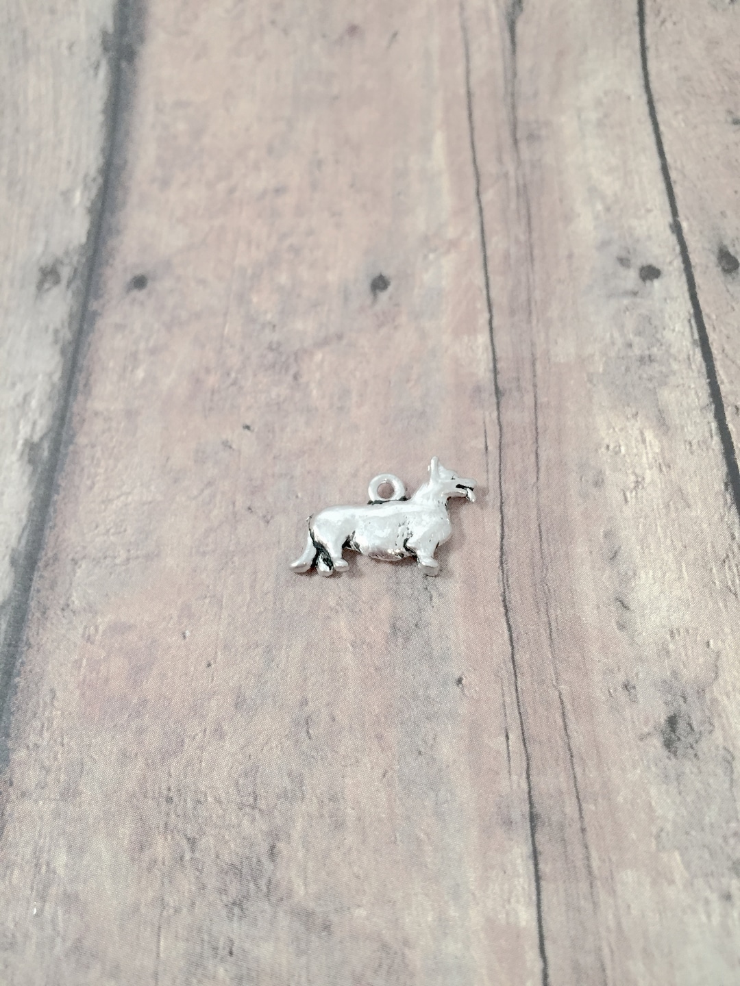 4 Corgi Dog Charms 2 Sided Pewter UU3 - Etsy