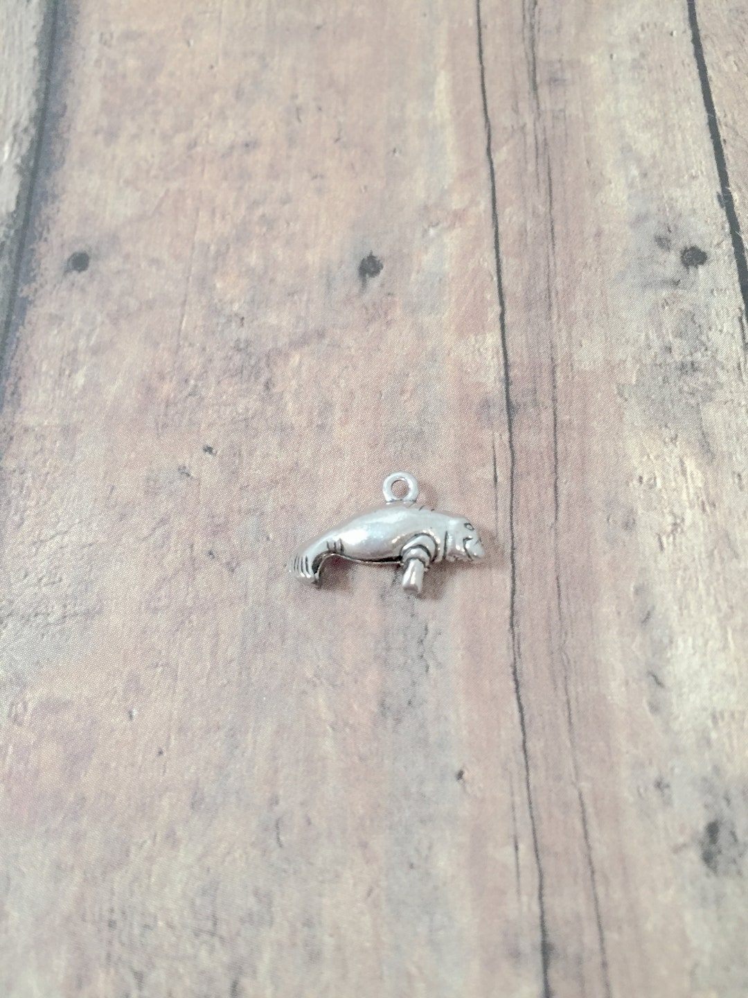 Manatee Charm 1 Piece 3D Pewter SS12 - Etsy