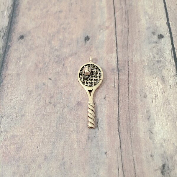 Tennis Racket Charm - Etsy