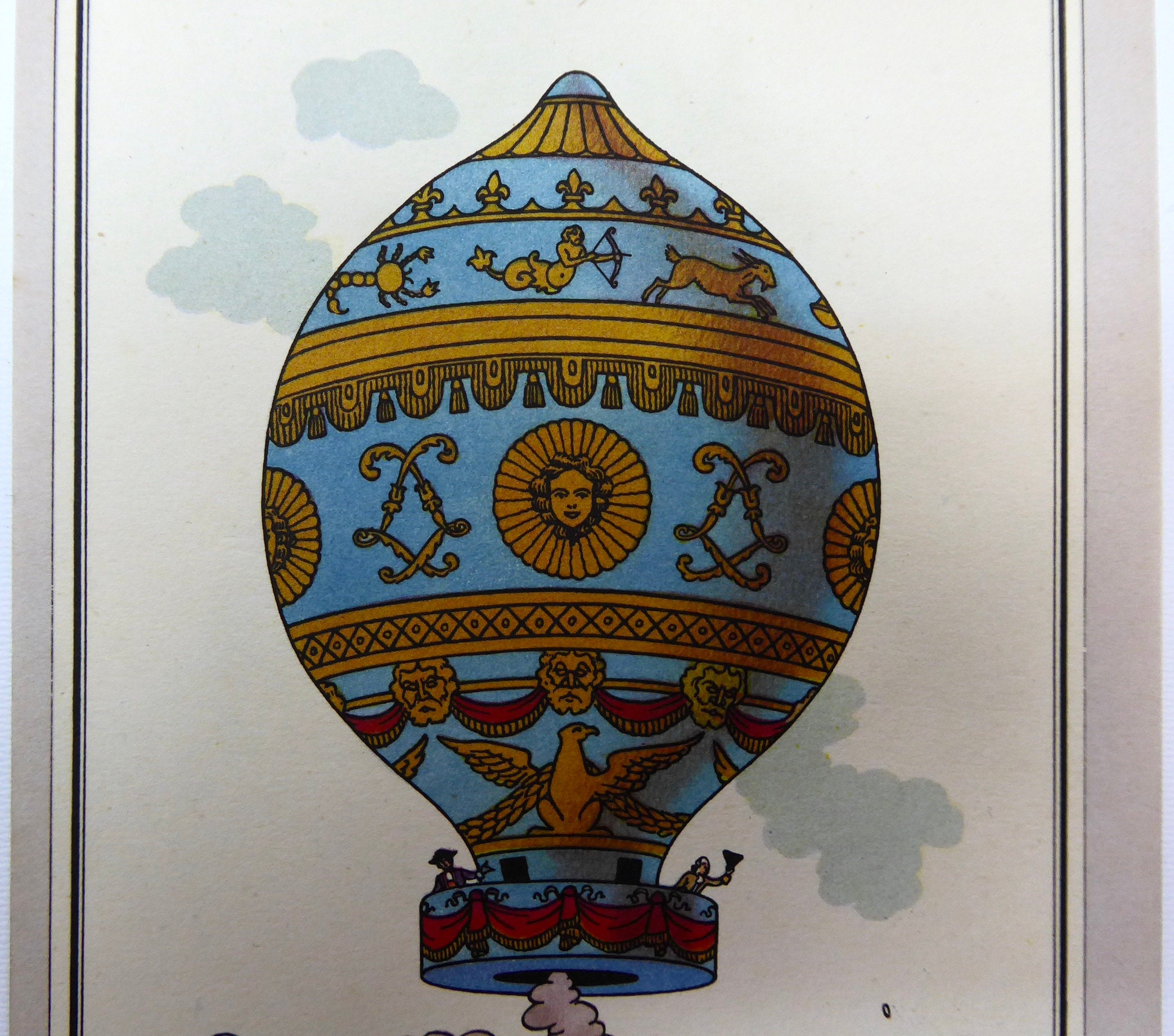 Tintin. Chromo Tintin. See and Know. Hergé. Aerostation. Series 1. N.1 ...