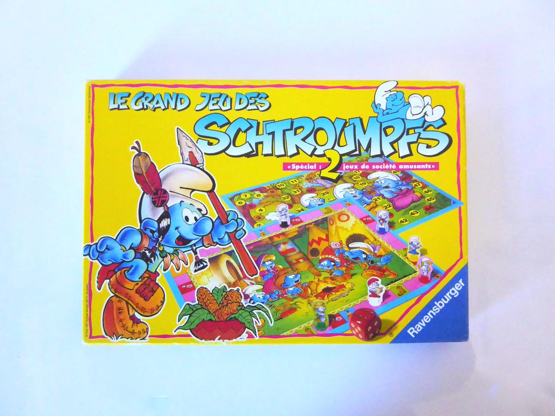 The Great Smurfs Game. Ravensburger 1997. Vintage Board Game. - Etsy