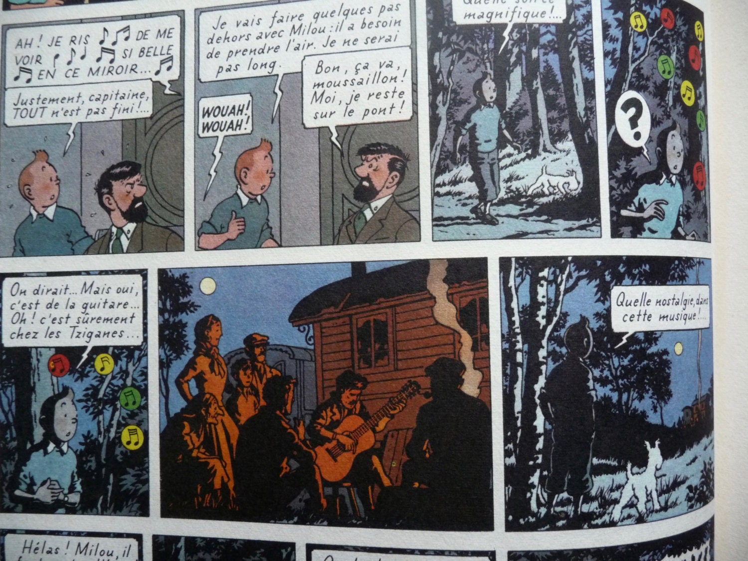 Tintin. EO 1963. The jewels of the Castafiore. Opera. Cinema. Singer ...