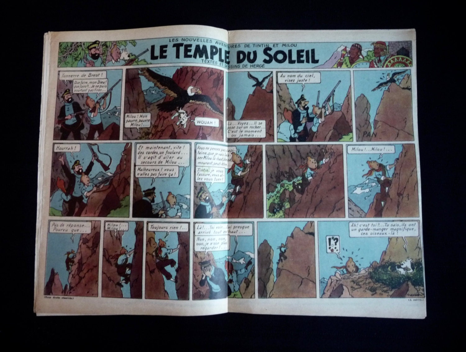 Tintin journal. Belgian Edition. Hergé. August 28, 1947. 2nd year. No ...