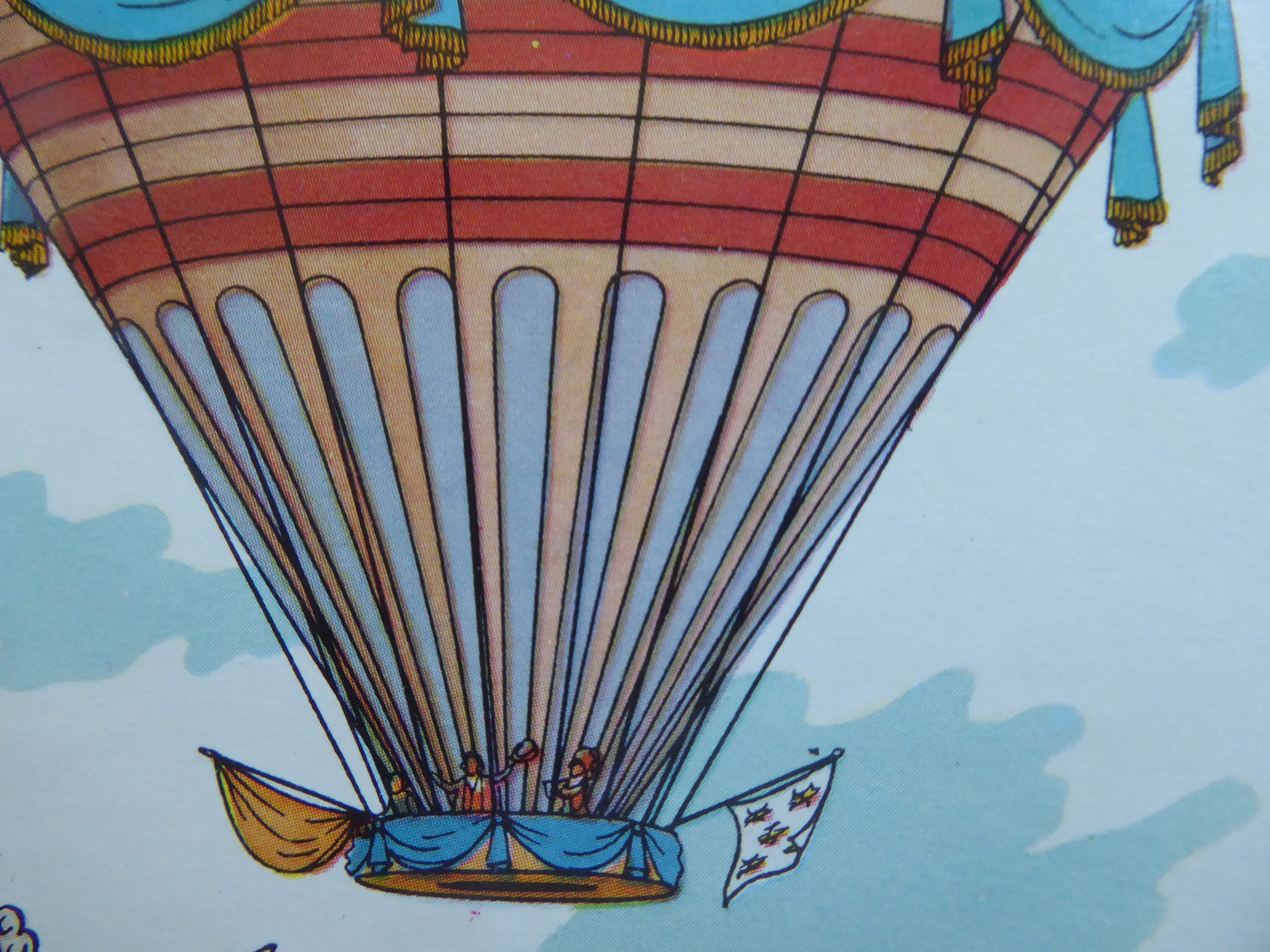 Tintin. Tintin Chromo. See and Know. Hergé. Aerostation. Series 3. N.4 ...