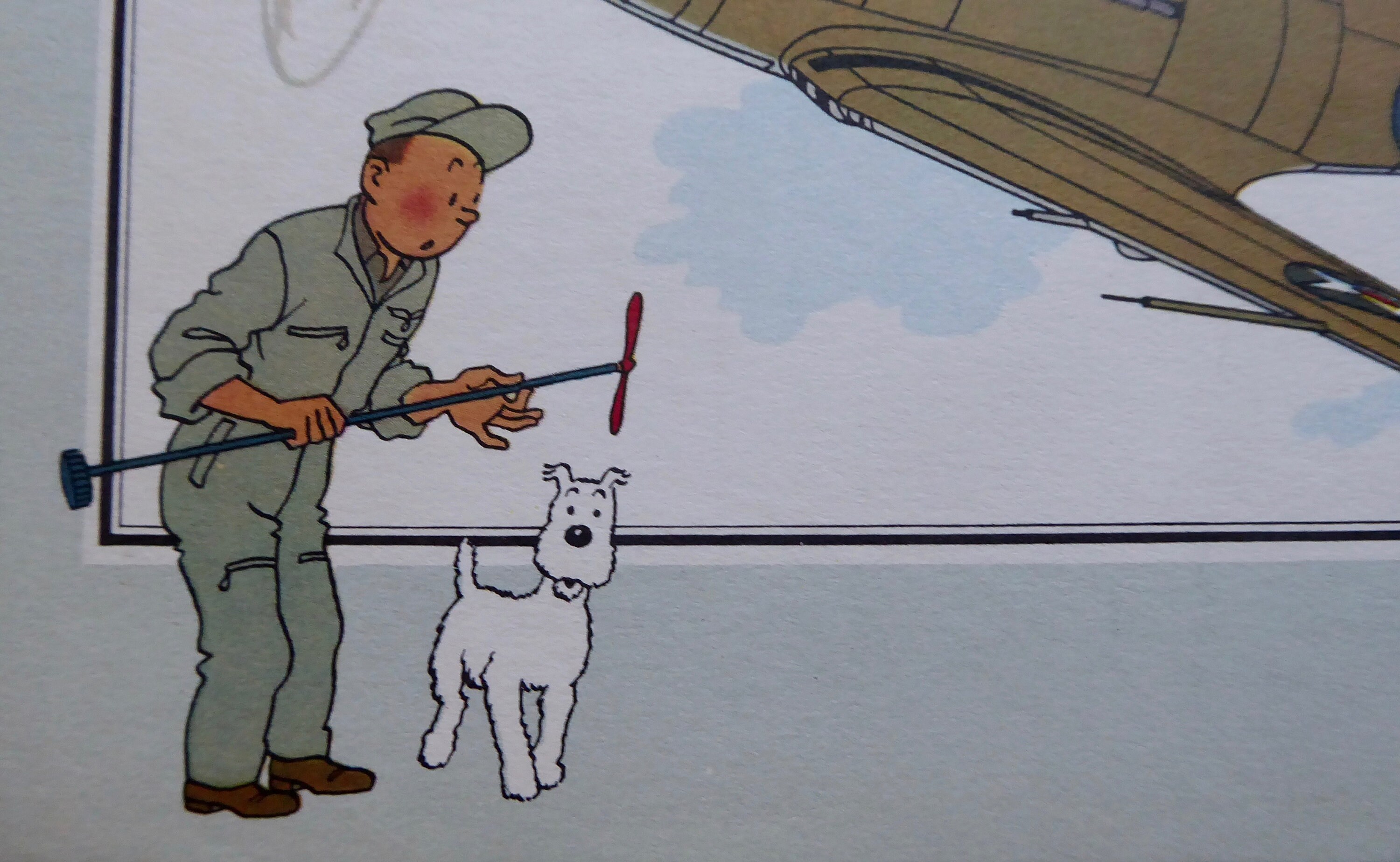 Tintin. Chromo Tintin. See and know. Aviation. War 1939-1945. Series 4 ...