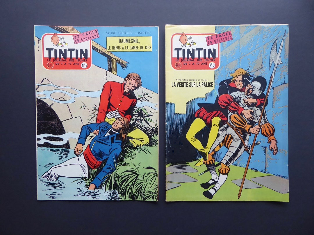 Tintin Magazine. Belgian Edition. 12th Year. 1957. Nos. 3-5. Automobile ...