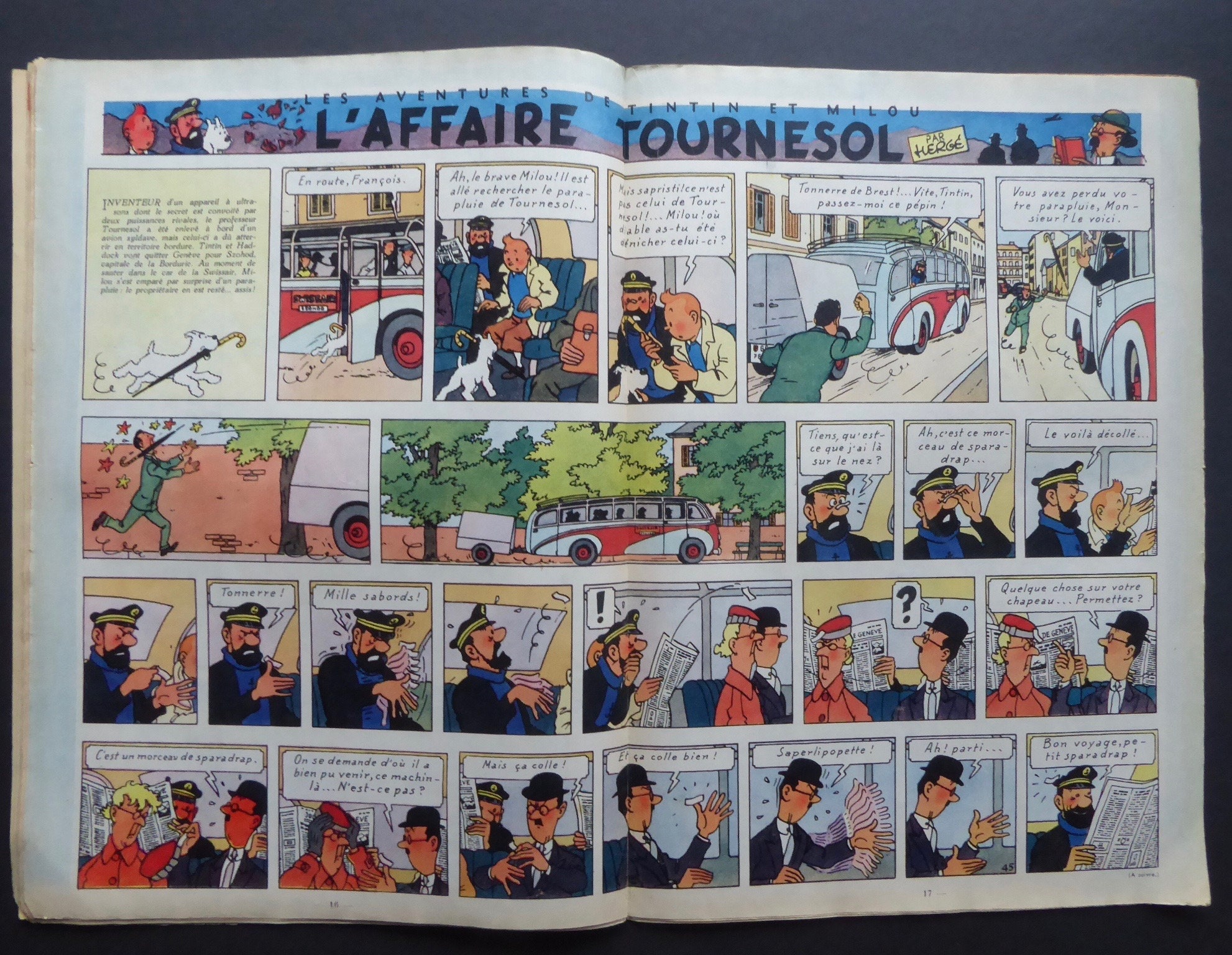 Tintin newspaper. December 8, 1955. 8th grade. N.372. French edition ...