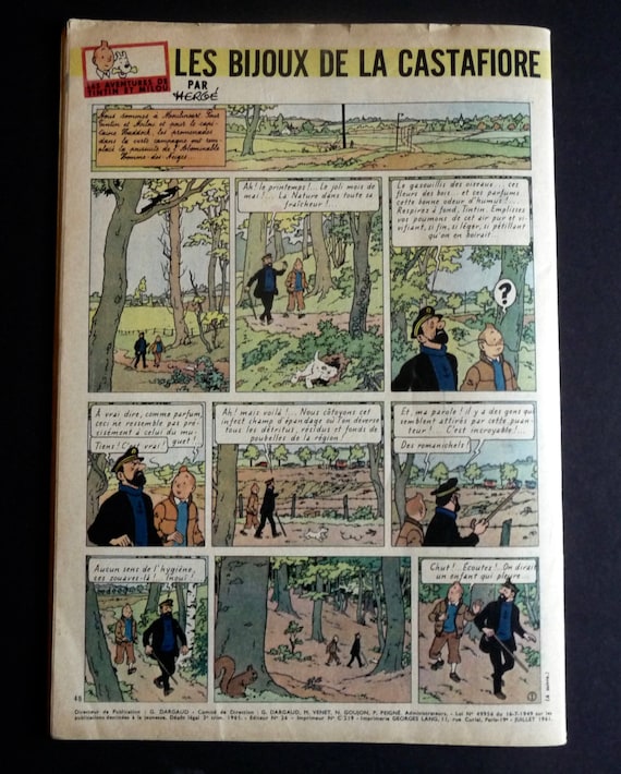 Tintin Comics French