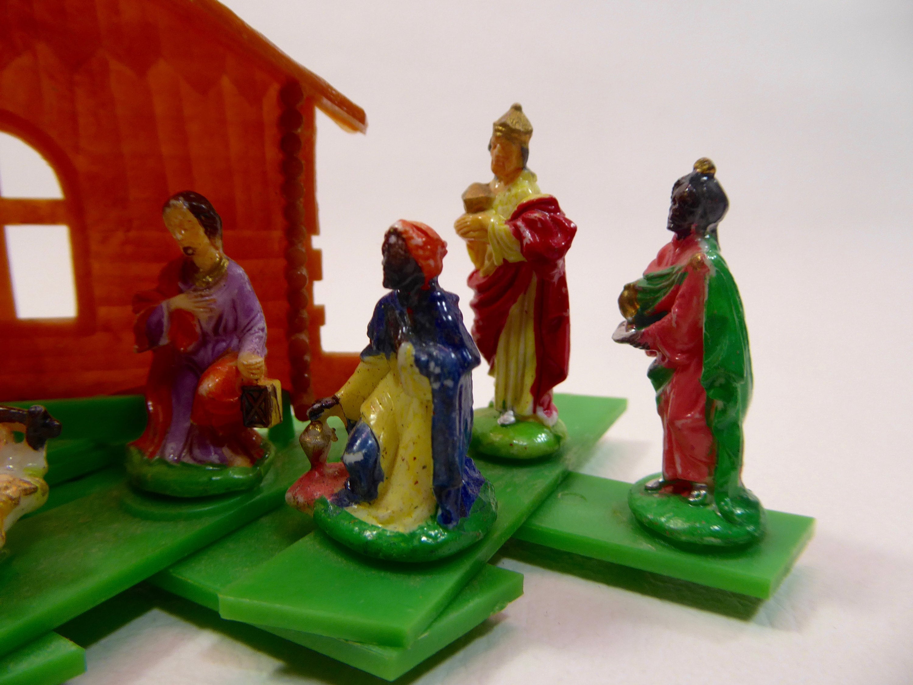 Stretchy Nativity scene. Vintage nativity. Claco. 1963 Made in Hong ...