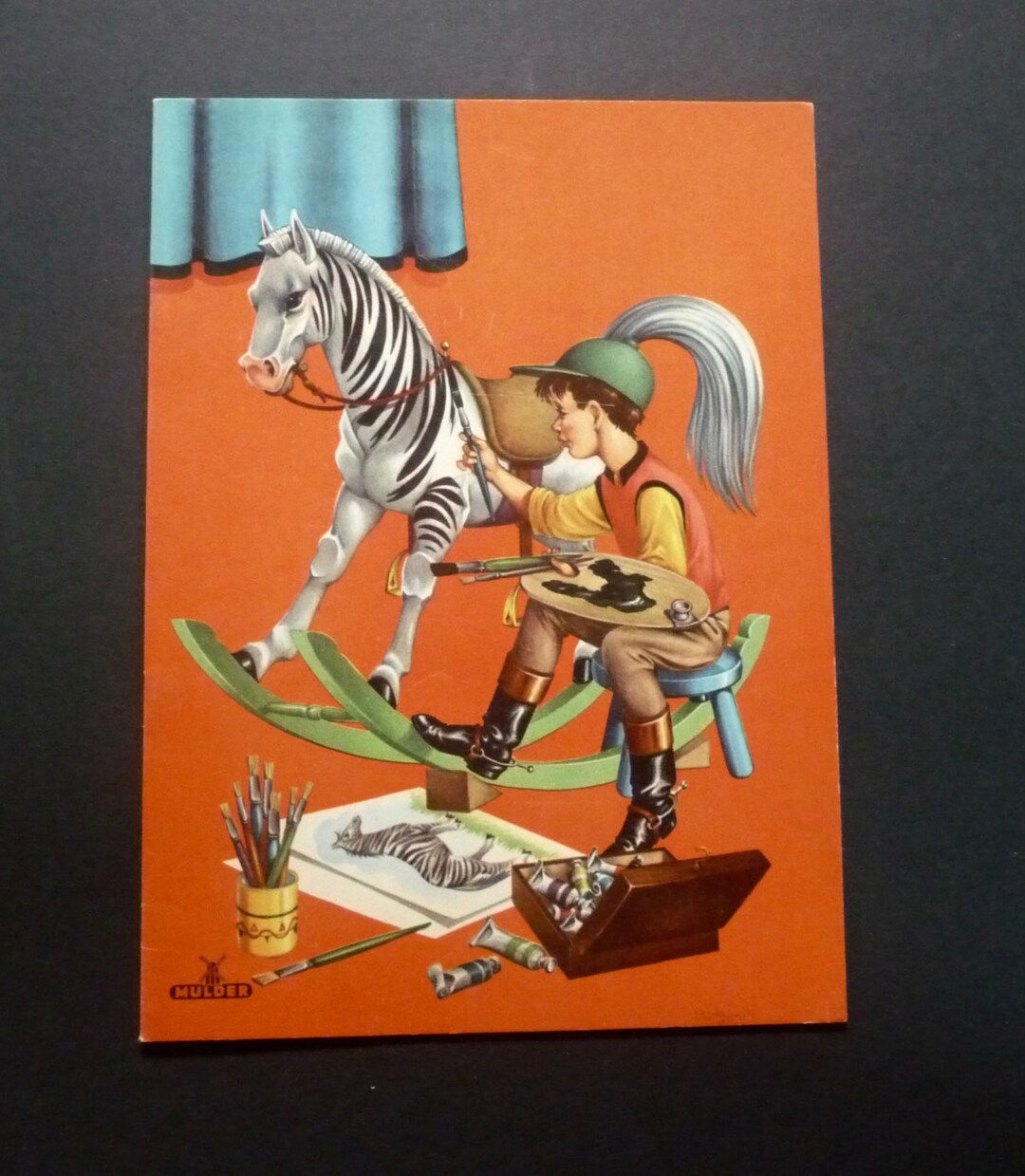 Vintage 1950s Mulder Coloring Book - Etsy Australia