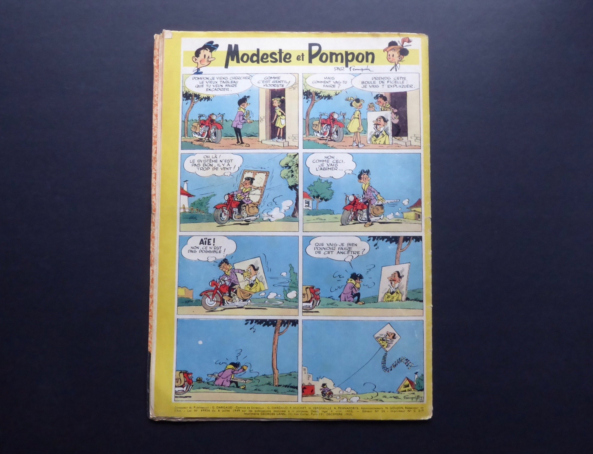 Tintin newspaper. December 8, 1955. 8th grade. N.372. French edition ...