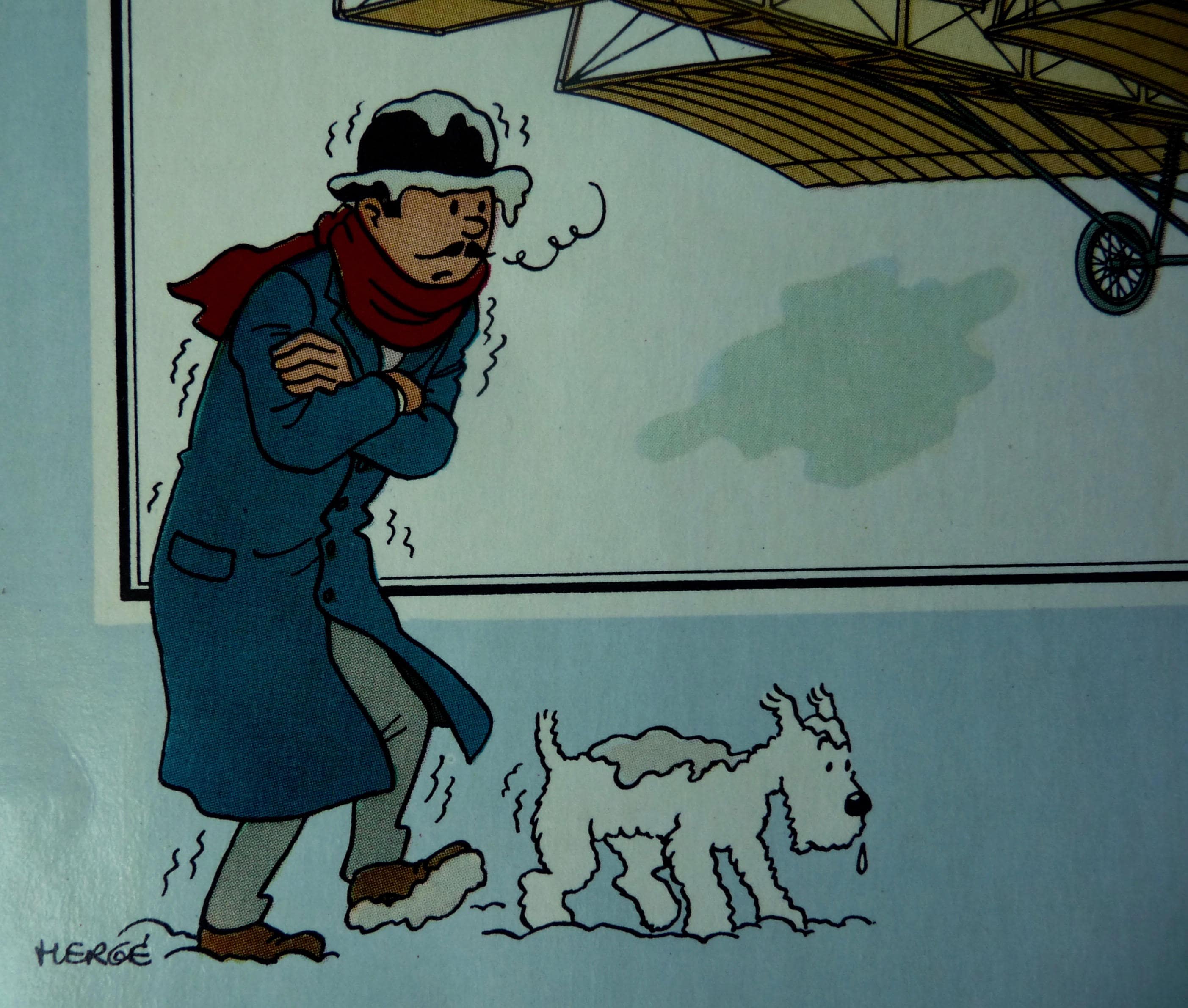 Tintin. Chromo Tintin. See and know. Aviation. 1 album. Set of 10. 17 ...