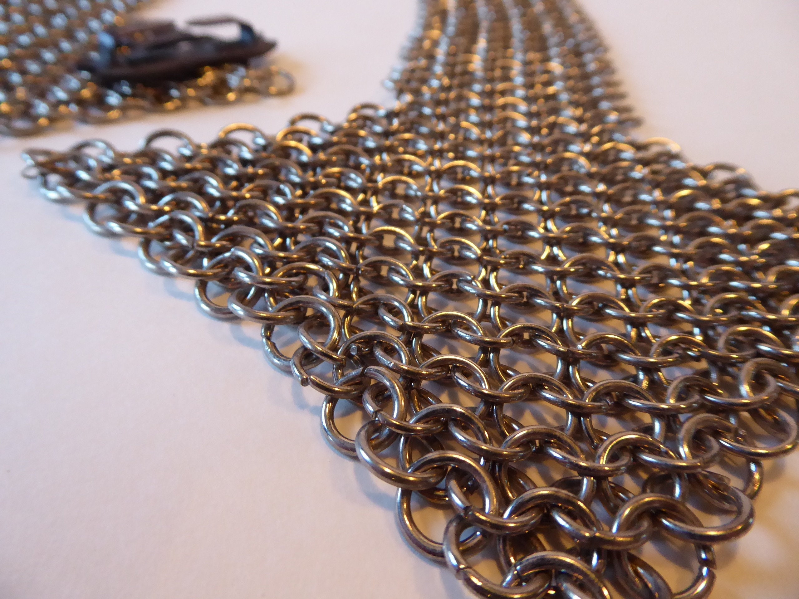 Shoulder pads chainmail mesh and badge. Royal Canadian Dragoons ...