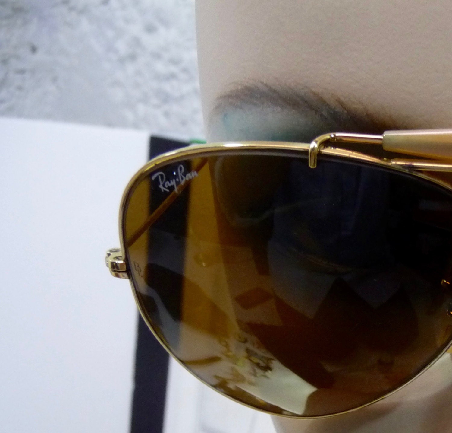 Vintage Ray - Ban B15 regular driving series aviator glasses Brown ...