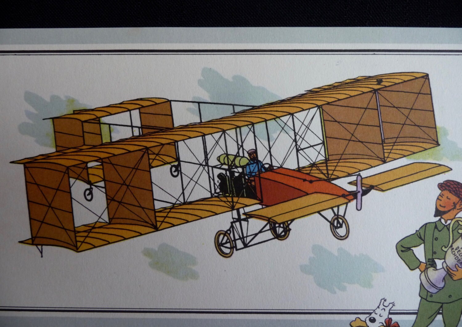 Tintin. Chromo Tintin. See and know. Aviation. Collection b series 1. N ...