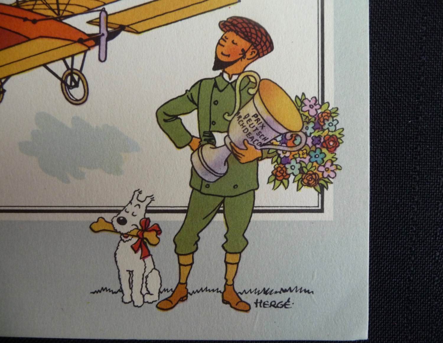 Tintin. Chromo Tintin. See and know. Aviation. Collection b series 1. N ...