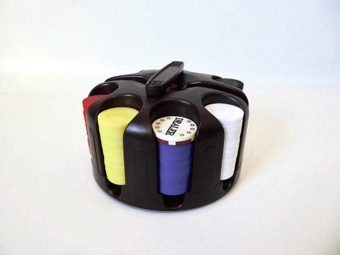 Rotating Carousel Poker Chip. Plastic. Taiwan. 1980s. Vintage Poker ...