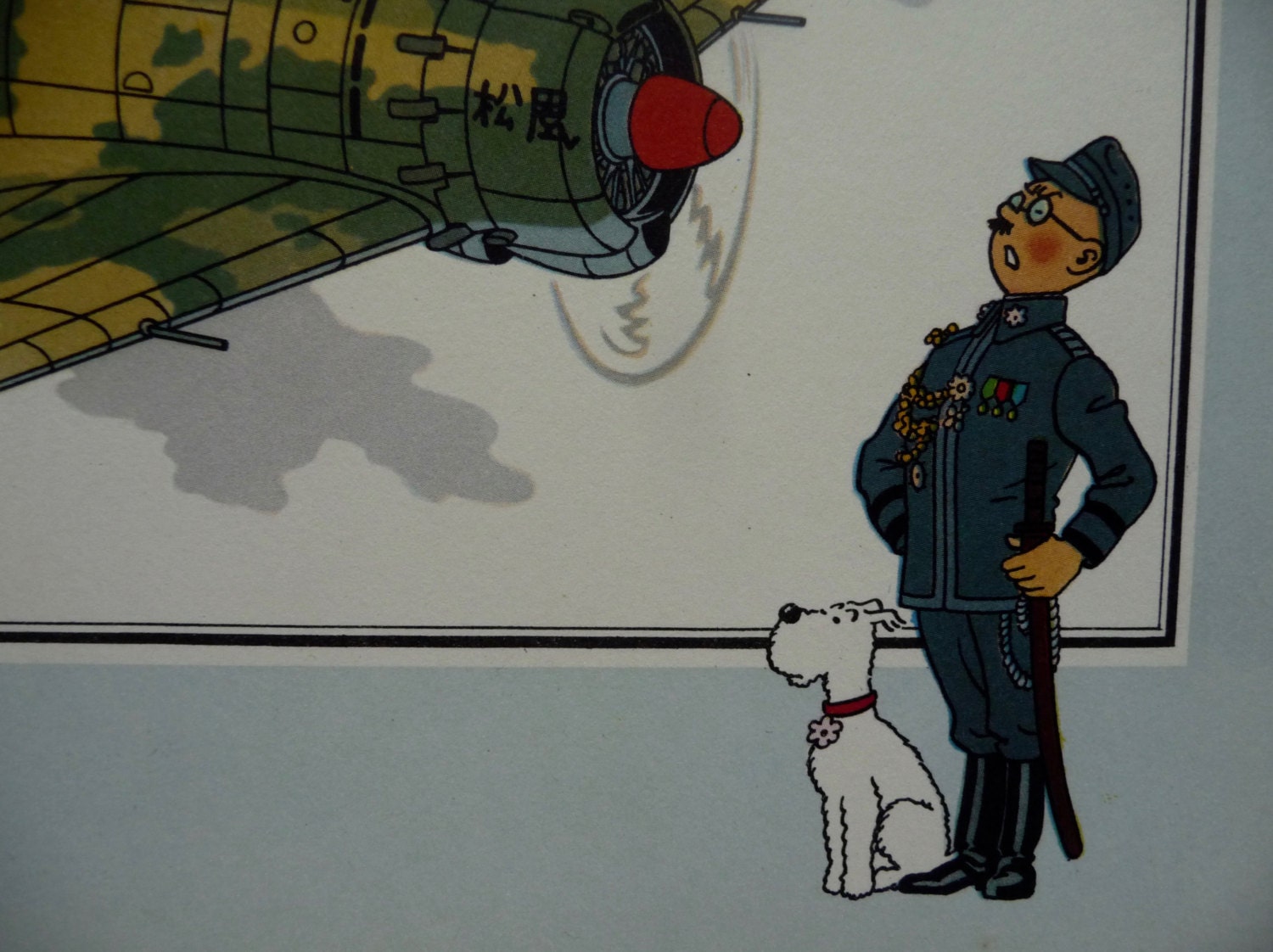 Tintin Tintin Chromo see and know. Aviation. War 1939-1945. Mitsubishi ...
