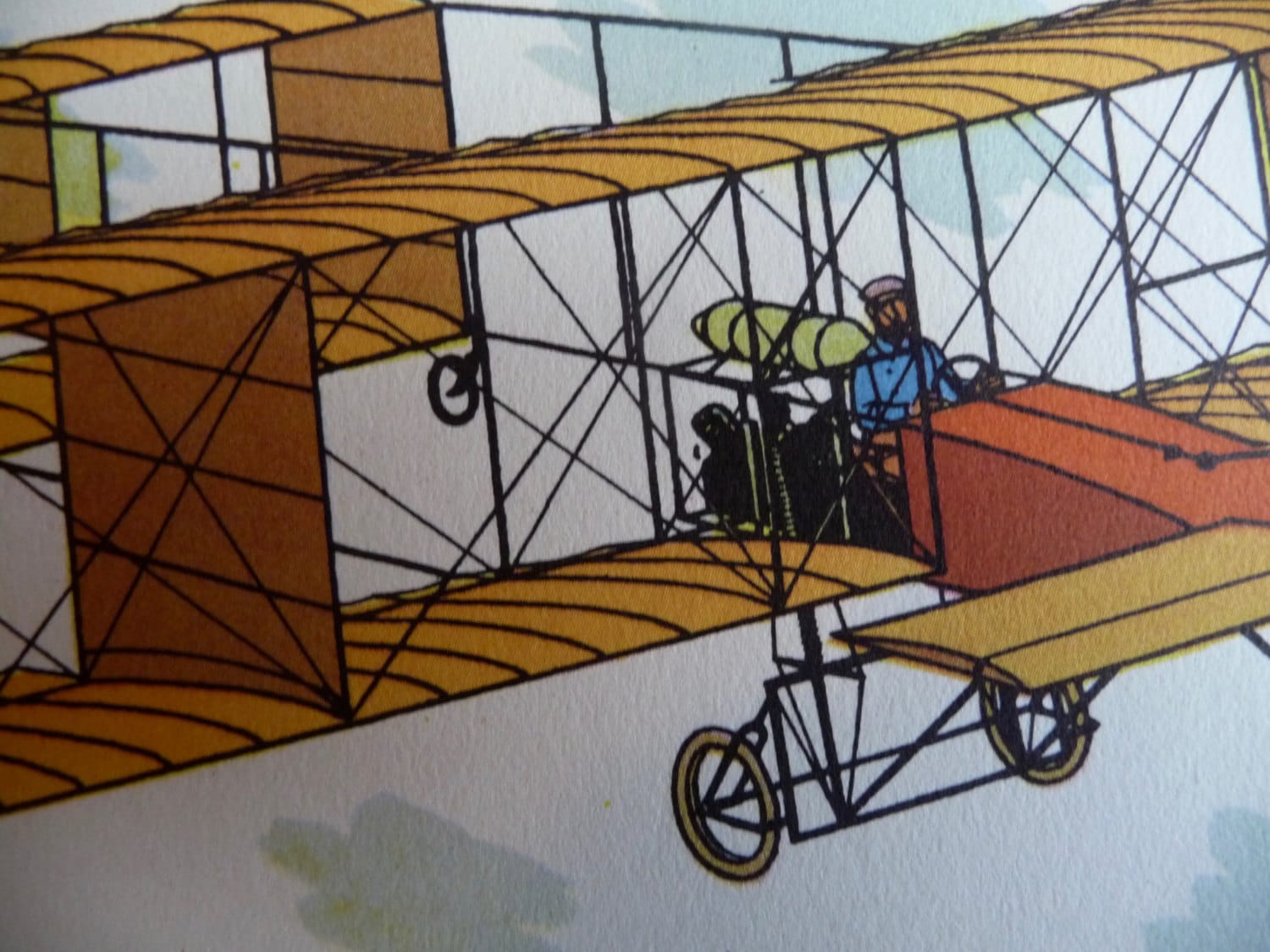 Tintin. Chromo Tintin. See and know. Aviation. Collection b series 1. N ...