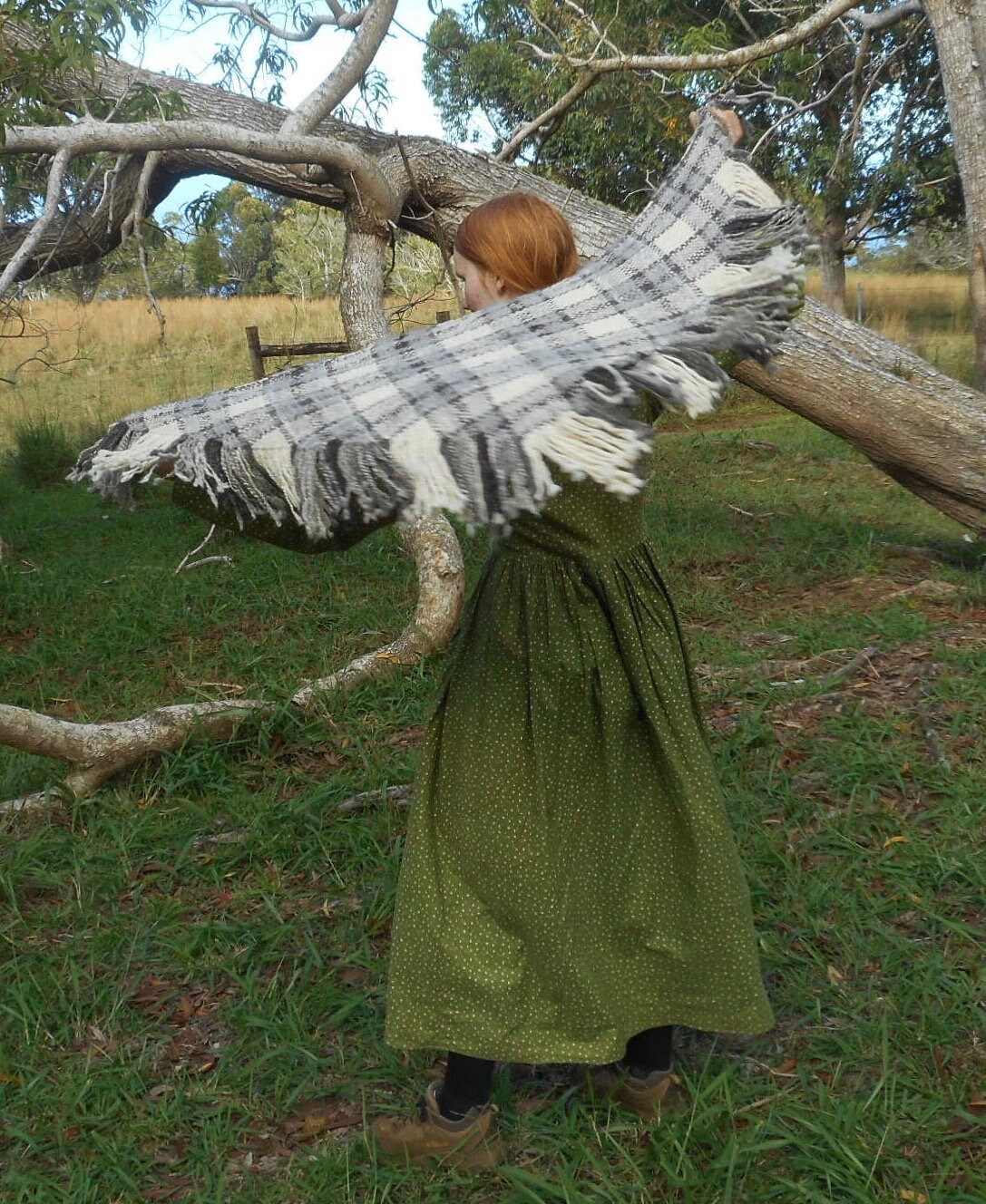 Natural Wool Shawl, Handwoven Angora & Wool Triangular Shawl, Handmade ...