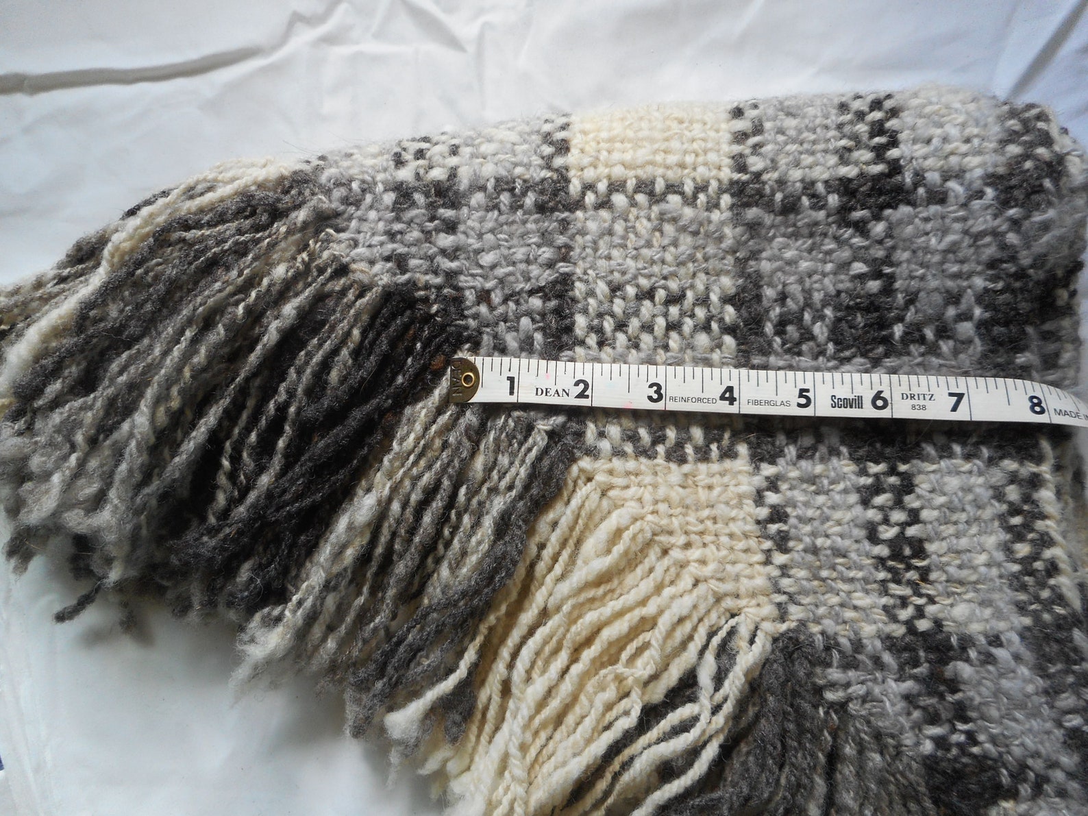 Natural Wool Shawl Handwoven Angora & Wool Triangular Shawl - Etsy
