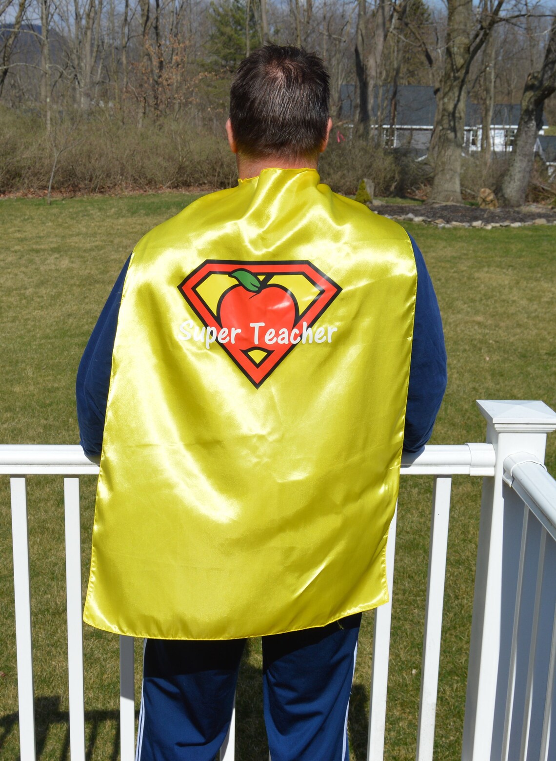 Super Teacher Superhero Cape Super quick Shipping | Etsy