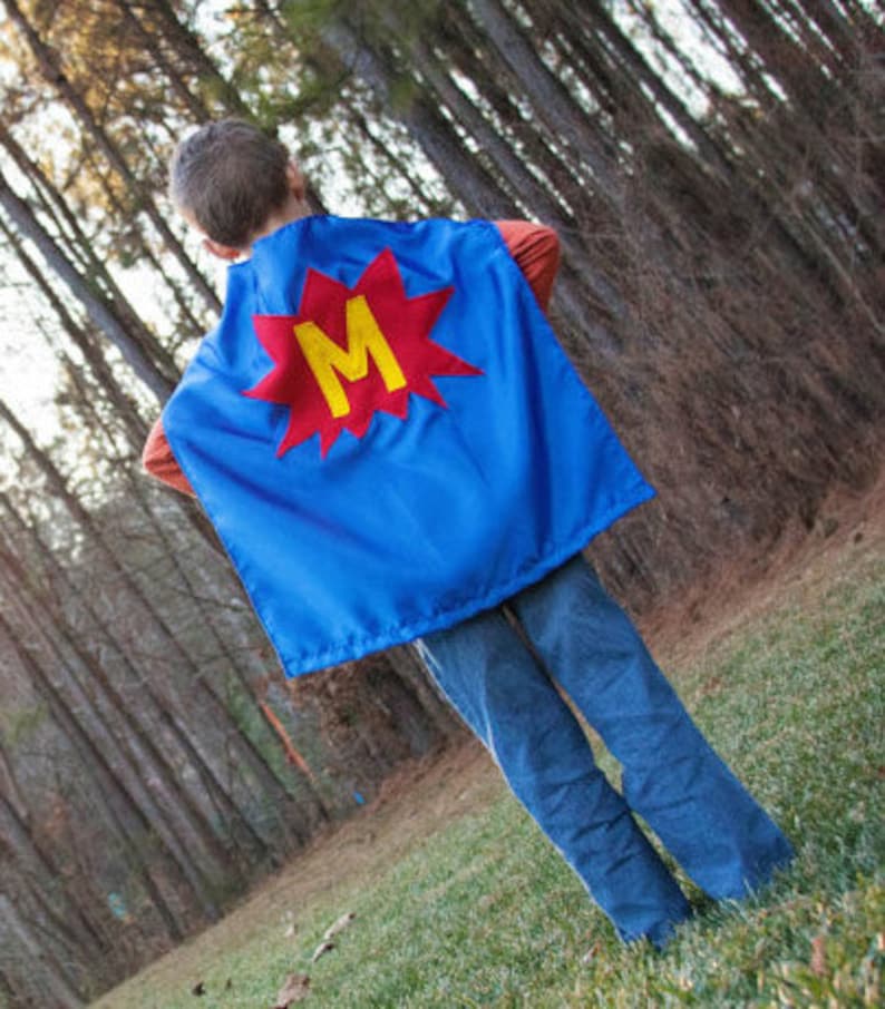 Affordable Capes - Personalized Child Cape - Kids Initial Capes ...