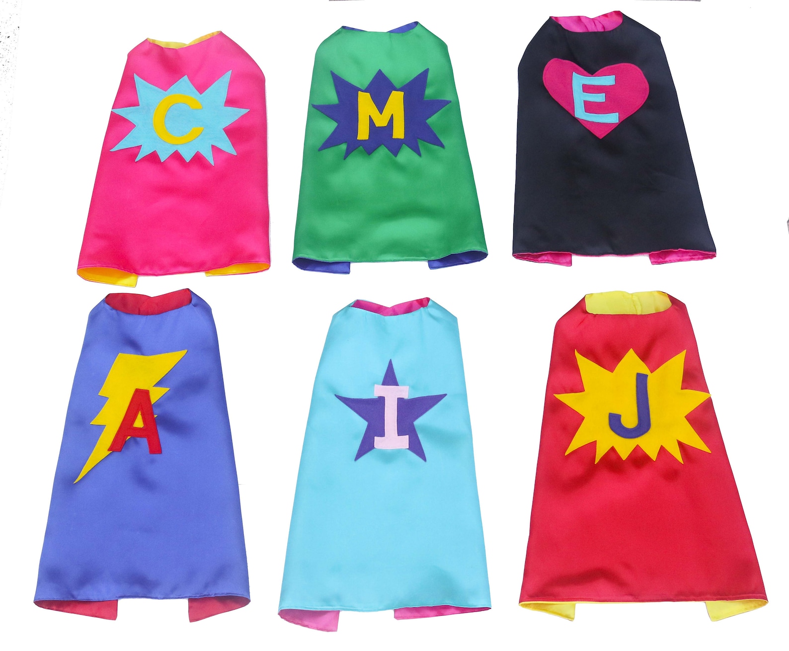 Personalized Superhero Cape, Satin Fabric, Kids Costume - Etsy