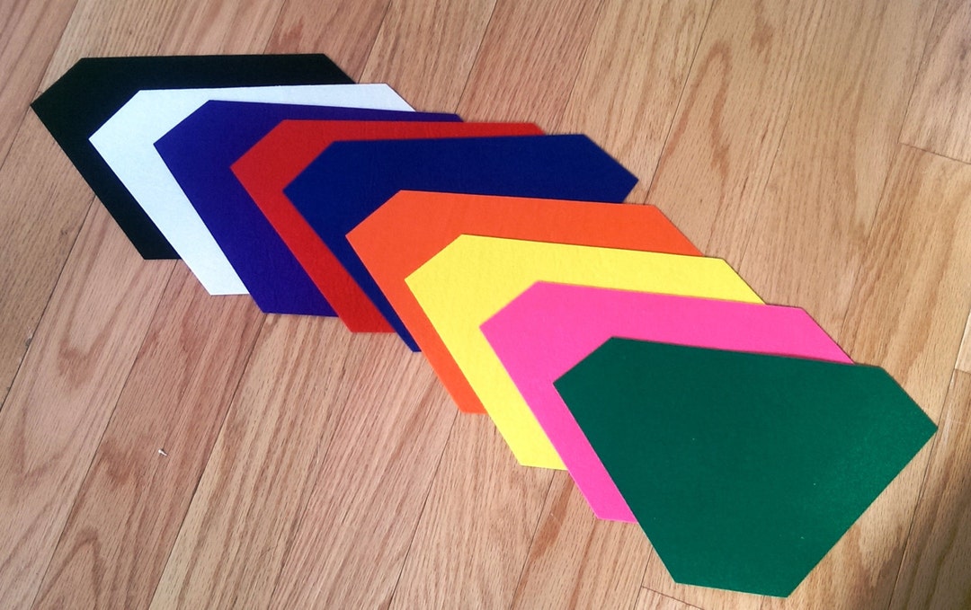 Self Adhesive Multi Color SHIELDS - SET of 10 - for Decorate Your Own ...