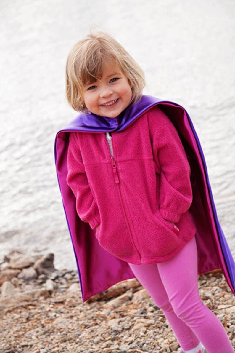 Personalized Superhero Cape, Satin Fabric, Kids Costume - Etsy