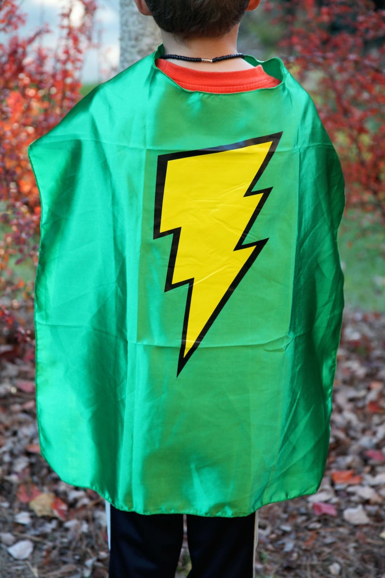 SALE Lightning Bolt Superhero Capes! READY to Ship-clearance - Etsy