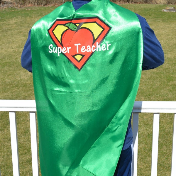 Teacher Cape - Etsy