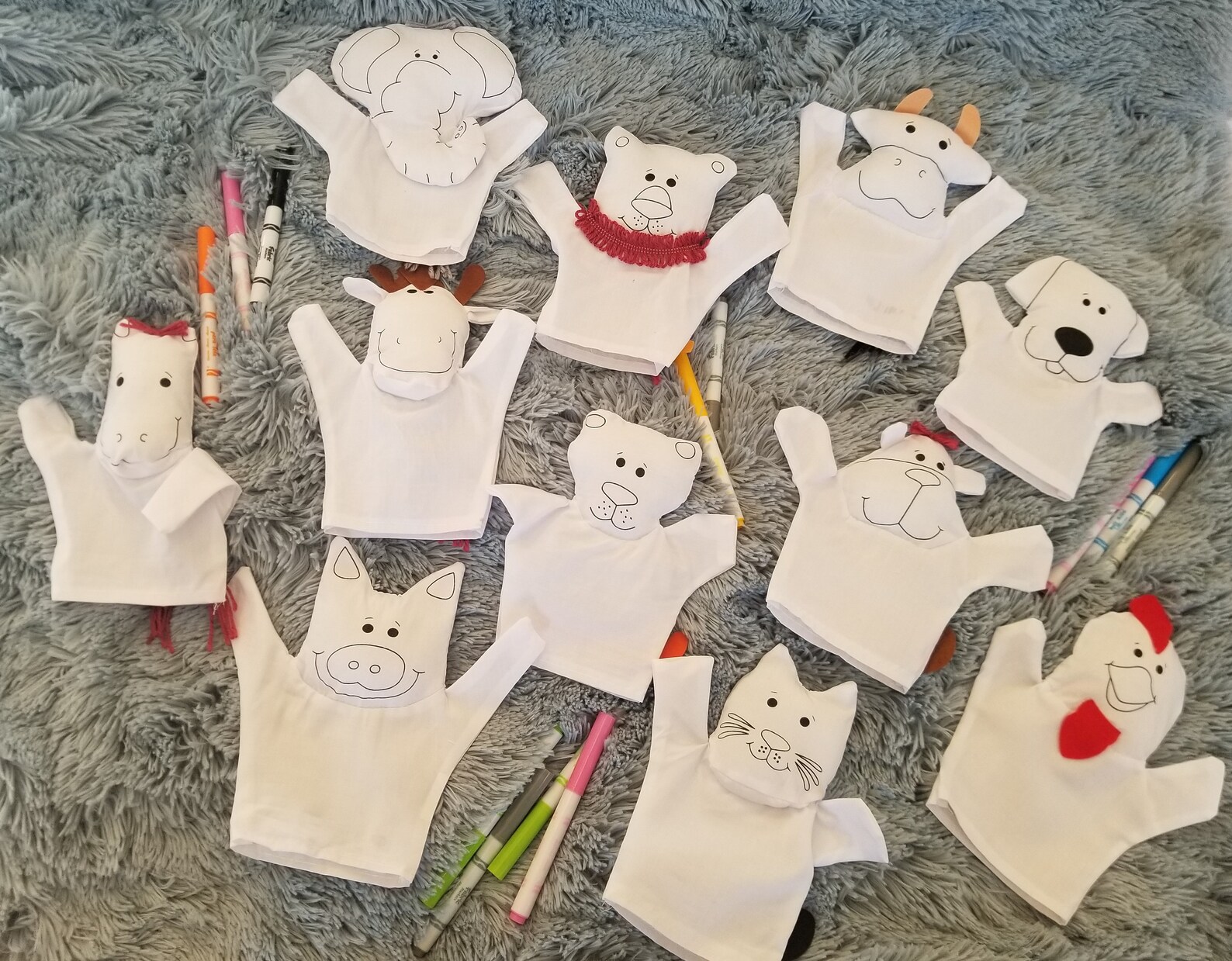 DIY Hand Puppet Kit-ready for Gift Giving Party Favors | Etsy