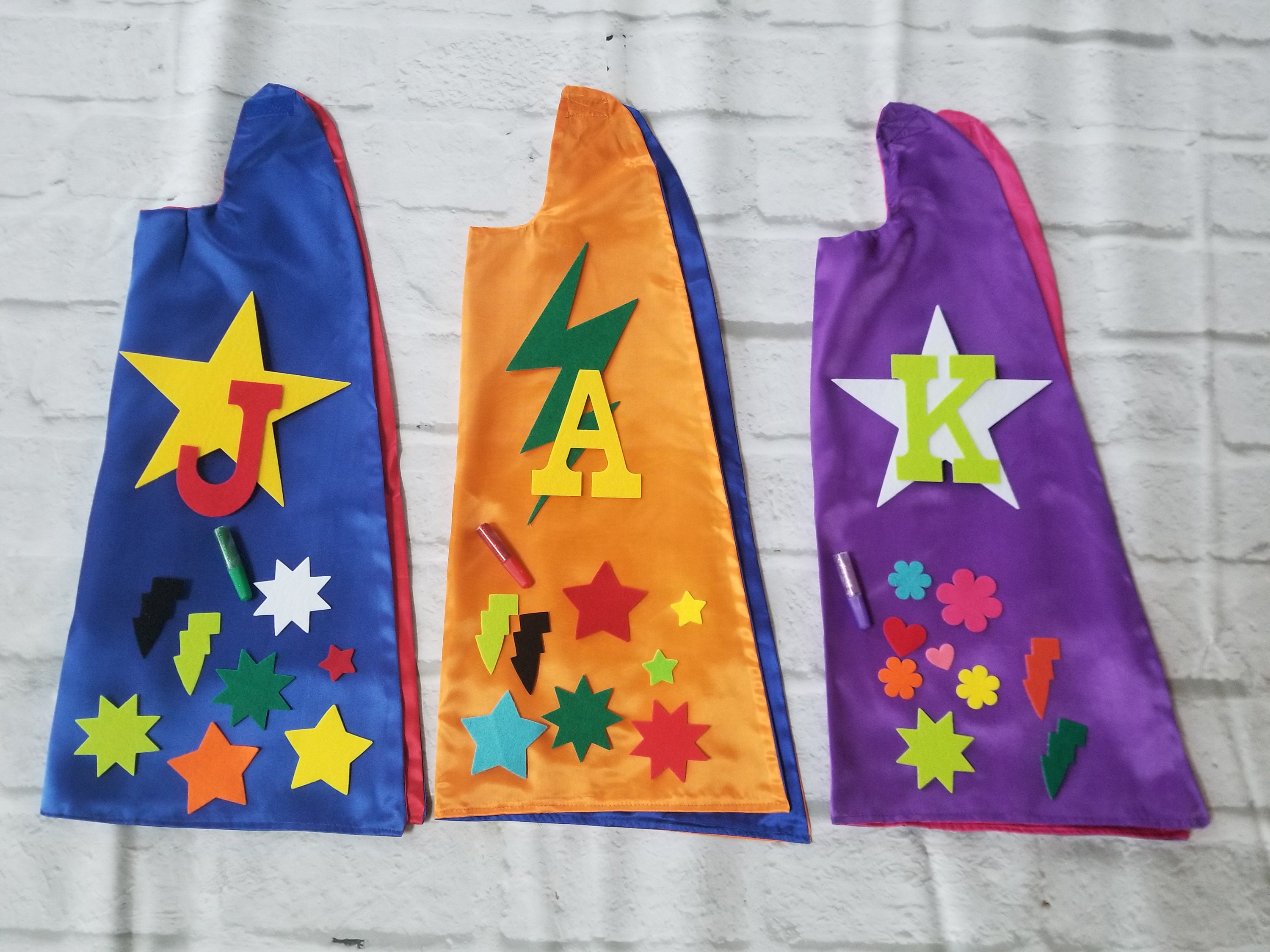 DIY Superhero Cape Decorating Kit. Super Hero Party Activity. | Etsy