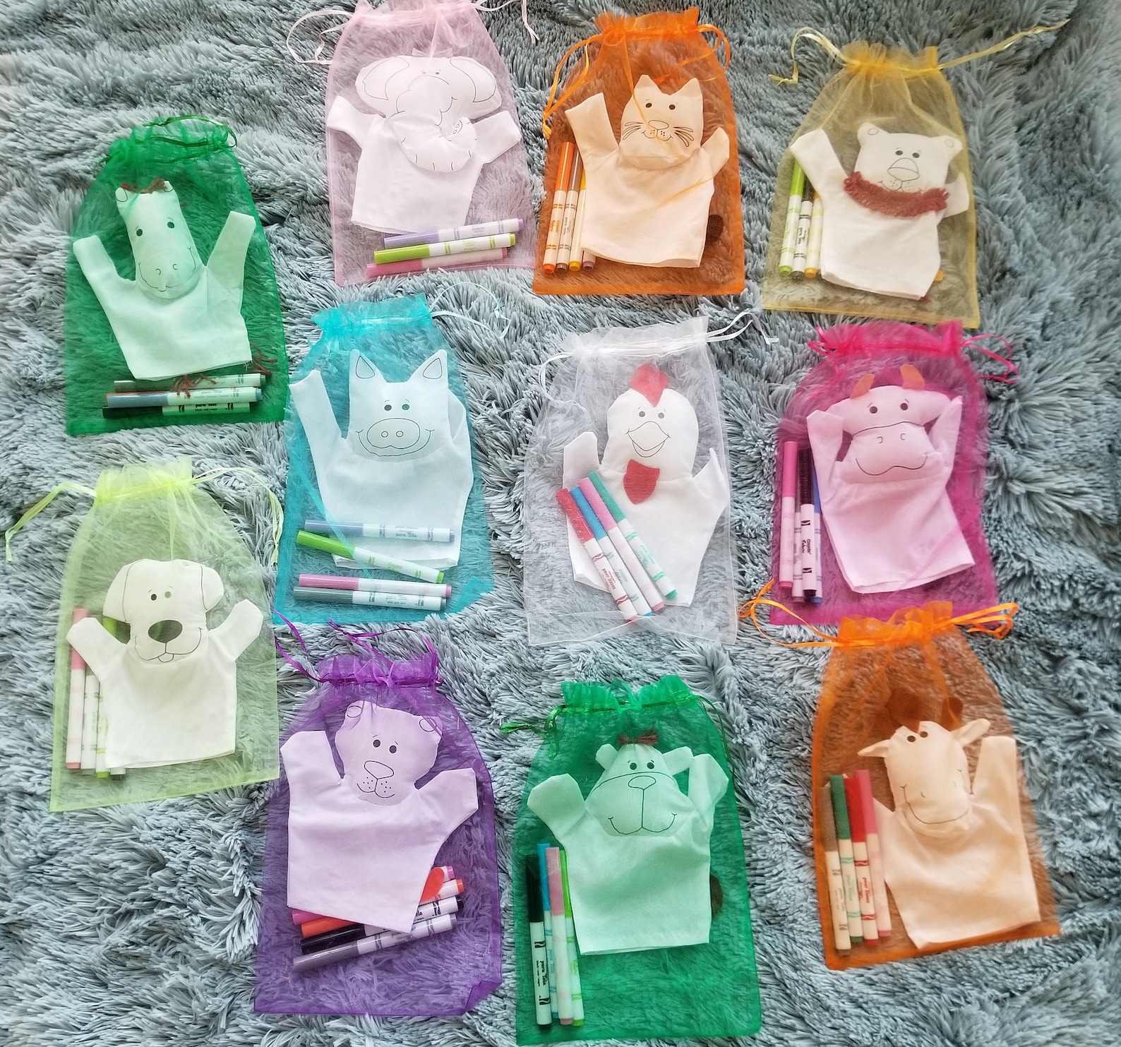 DIY Hand Puppet Kit-ready for Gift Giving Party Favors - Etsy