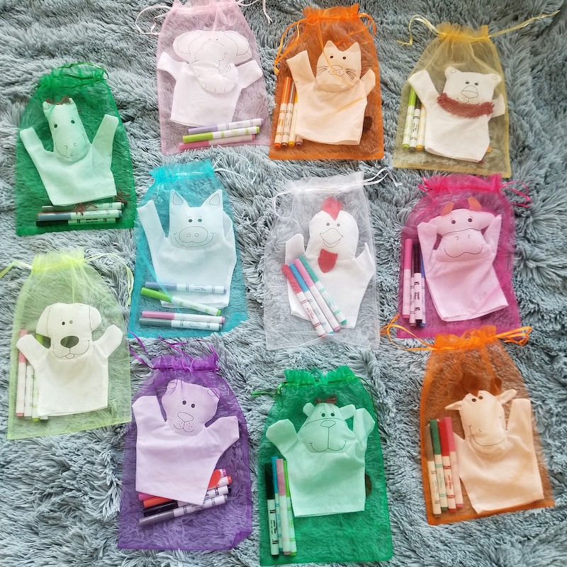Animal Hand Puppets for Kids - Etsy