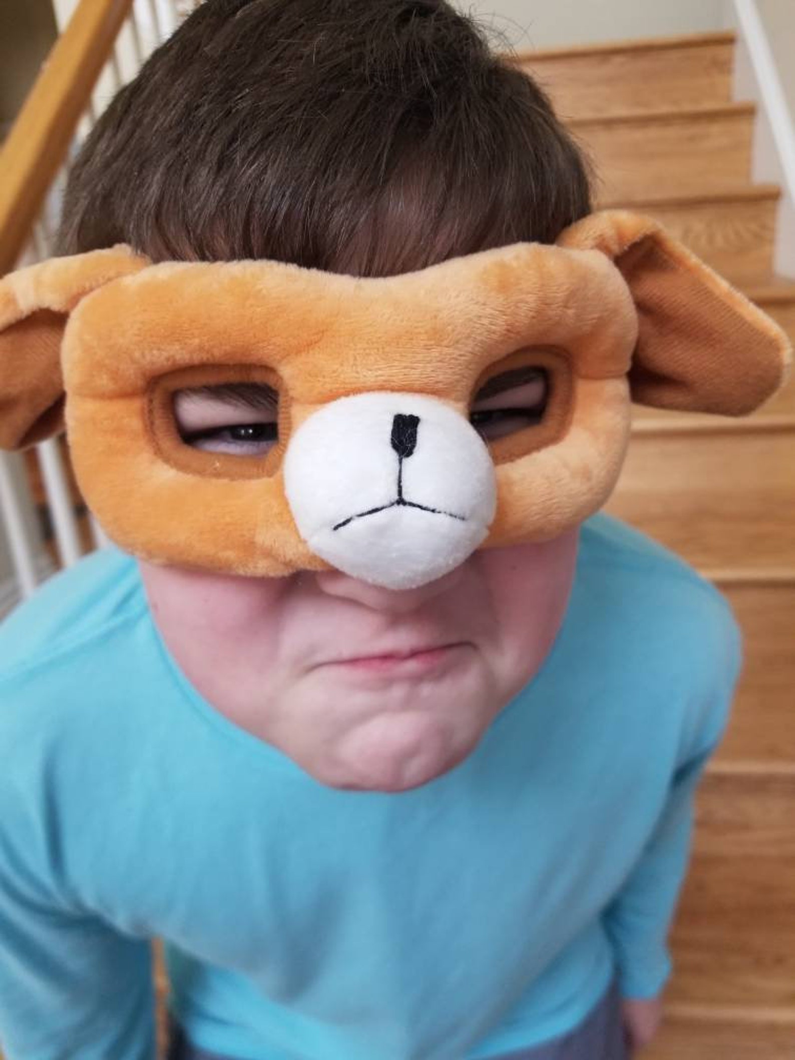 Plush Animal Mask for Kids Farm Party. Barnyard Party. Bunny - Etsy