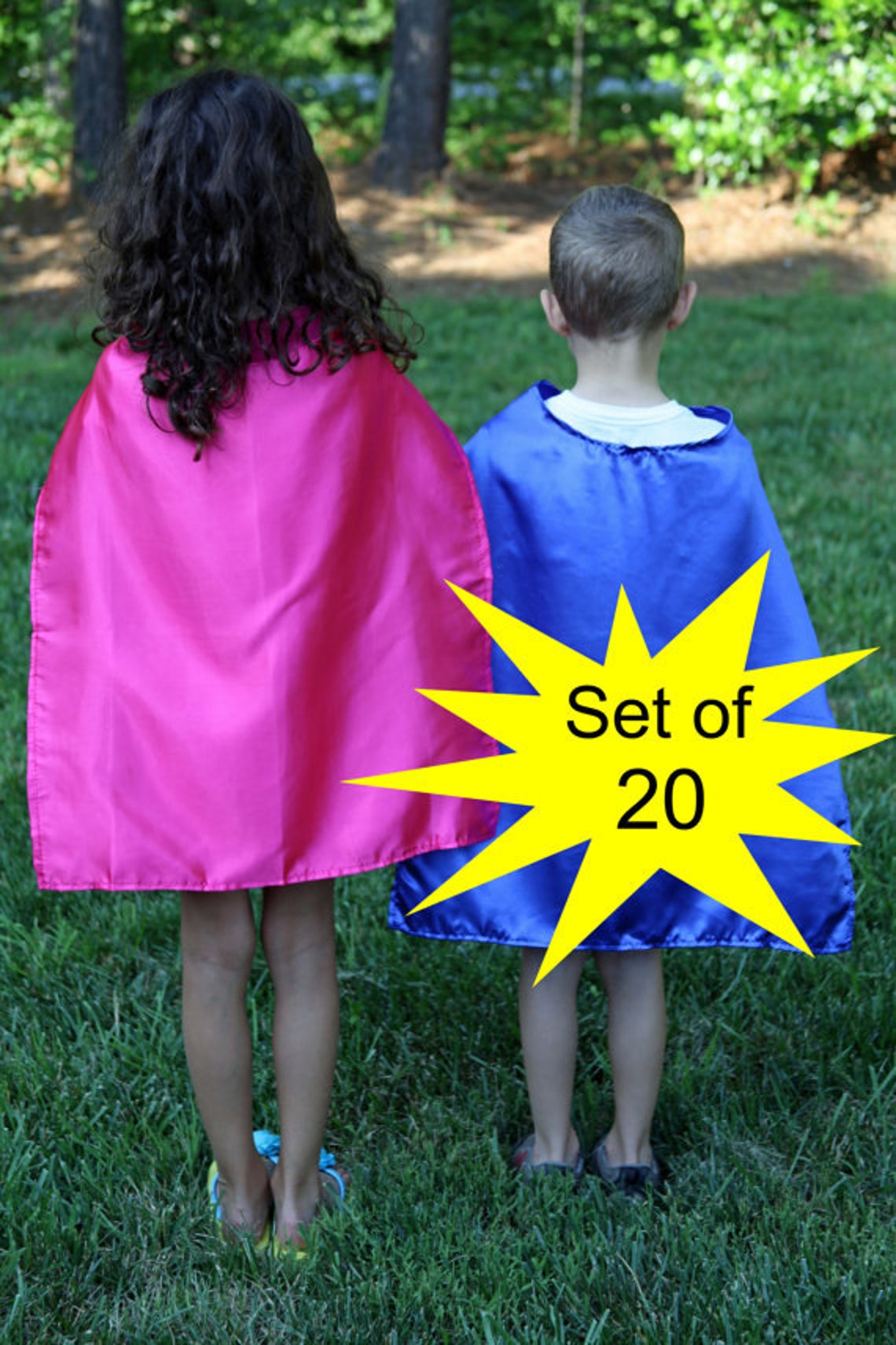 SUPER HERO CAPES Set of 20 Super Hero Capes Plain Super | Etsy
