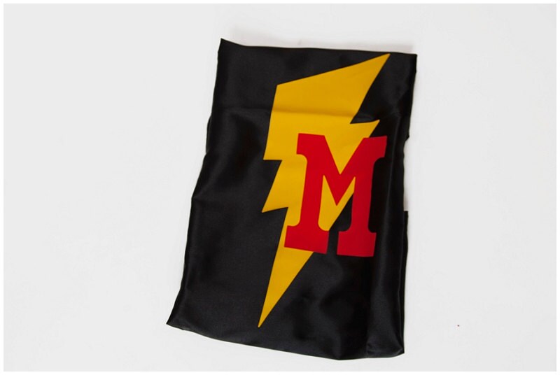 ADULT Personalized Superhero Cape With Lightning Bolt Very FAST ...