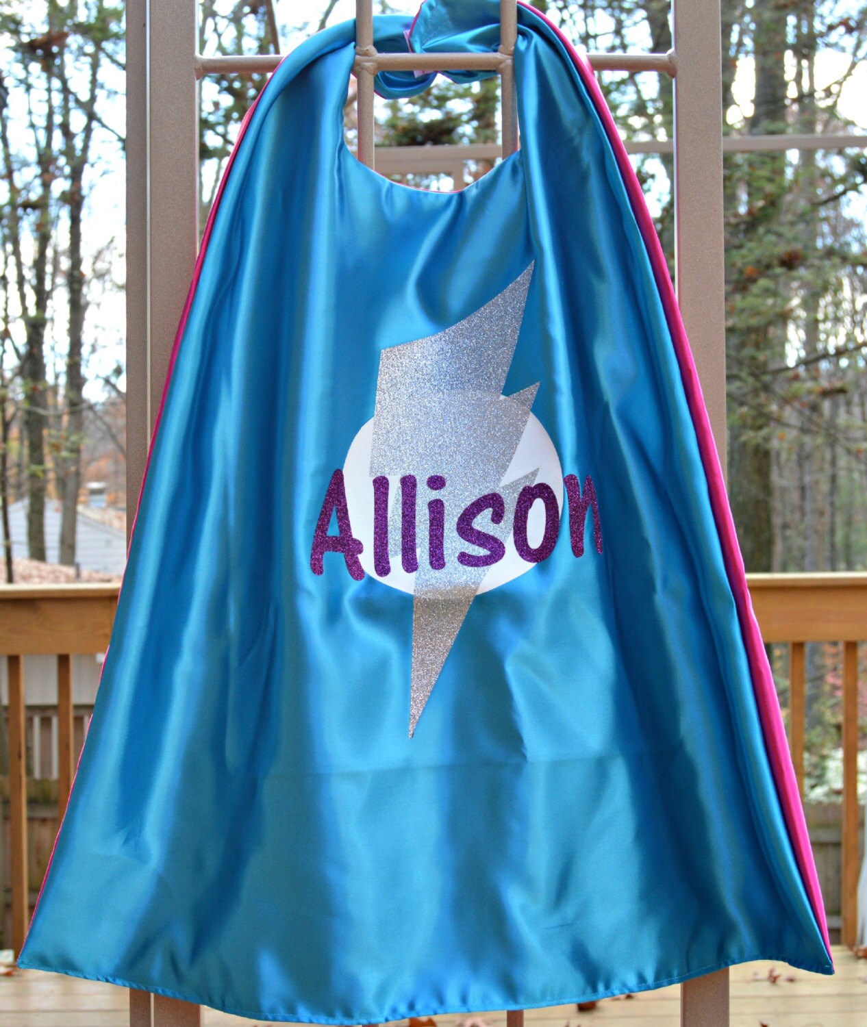 Premium Personalized GLITTER Name Cape. Satin Cape for Kids. | Etsy
