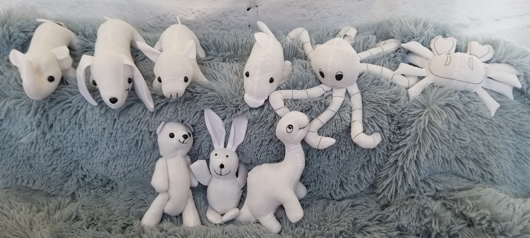 DIY Plush Animal Kit-ready for Gift Giving or DIY Party-kids Craft ...