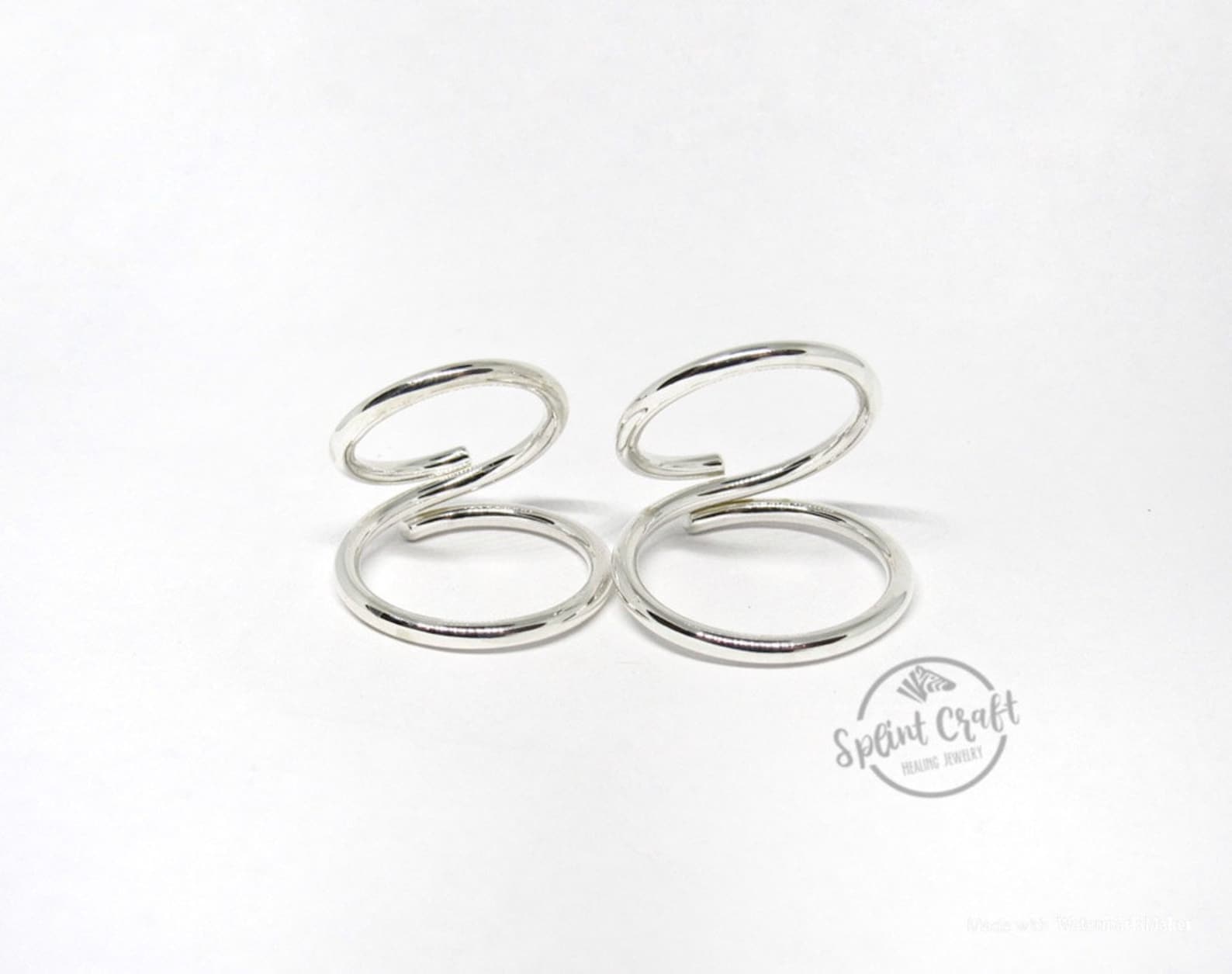 BUNDLE OF 10 Adjustable Swan Splint Ring Sterling Silver | Etsy