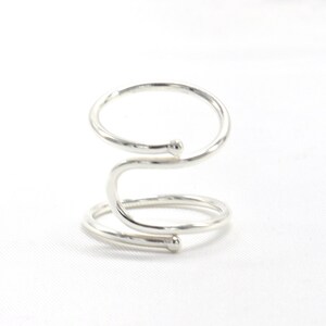 Adjustable Splint Ring - Sterling Silver Swan Splint Ring - RA ...