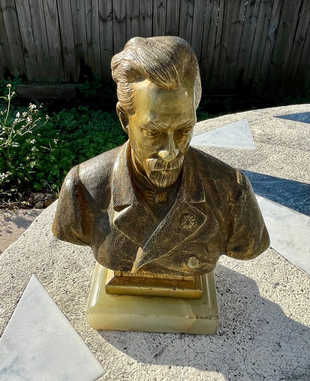 Antique Austrian Sculpture of Solid Bronze Victorian Gentleman Bust ...