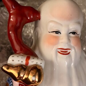 Chinese Deity Statues Set of 3 Gods Box Immortal Figurines Lucky Fu Lu ...