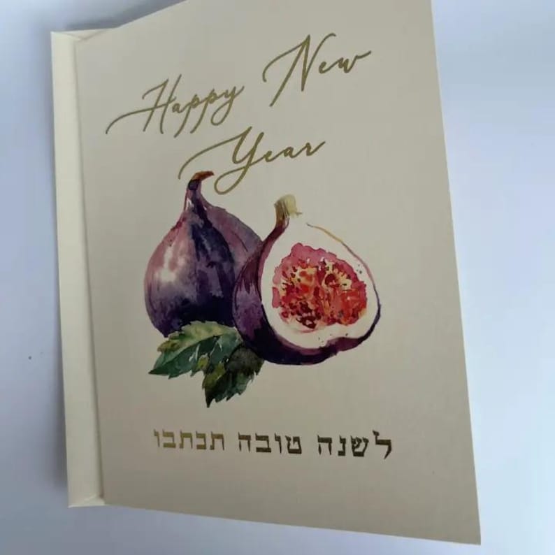 3 Jewish New Year, Rosh Hashanah Cards With Envelopes, Jewish Shana ...