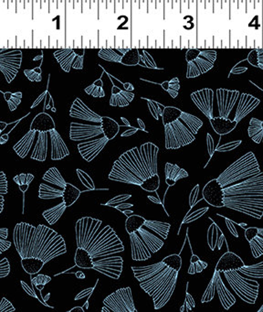 Midnight Flora von Melissa Lowry für Clothworks Y3389 115 - Etsy.de