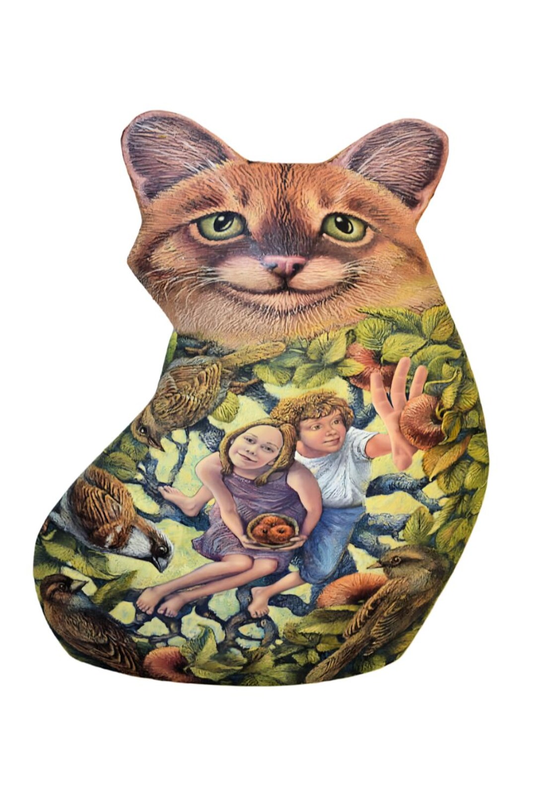 Hand Carved and Hand Painted Cat Figurine by Andrew Gavrilenko - Etsy