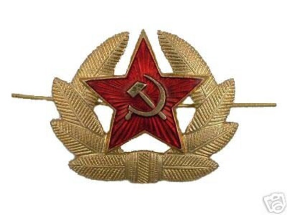 Russian Soviet Red Army Star Hat Pin Badge USSR KOKARDA | Etsy
